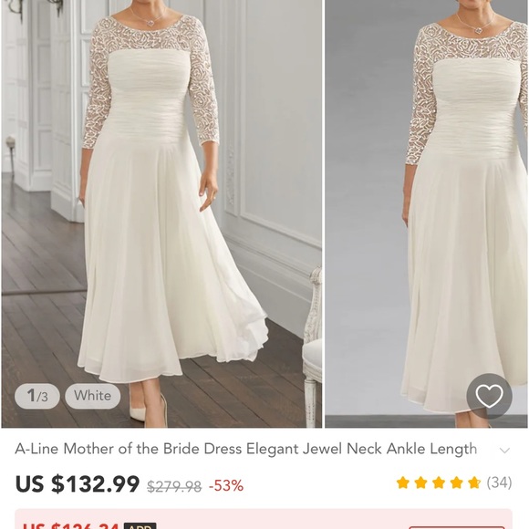 Dresses | New With Tag Alan Ting Lightinthebox Mother Of The Bride Gown ...